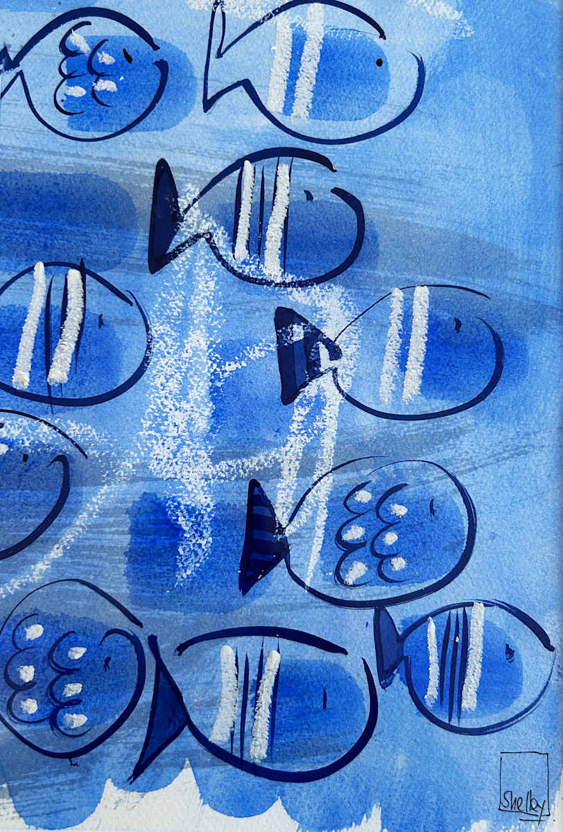 Blue Beach Series I by Shelley Wales | Artwork Archive
