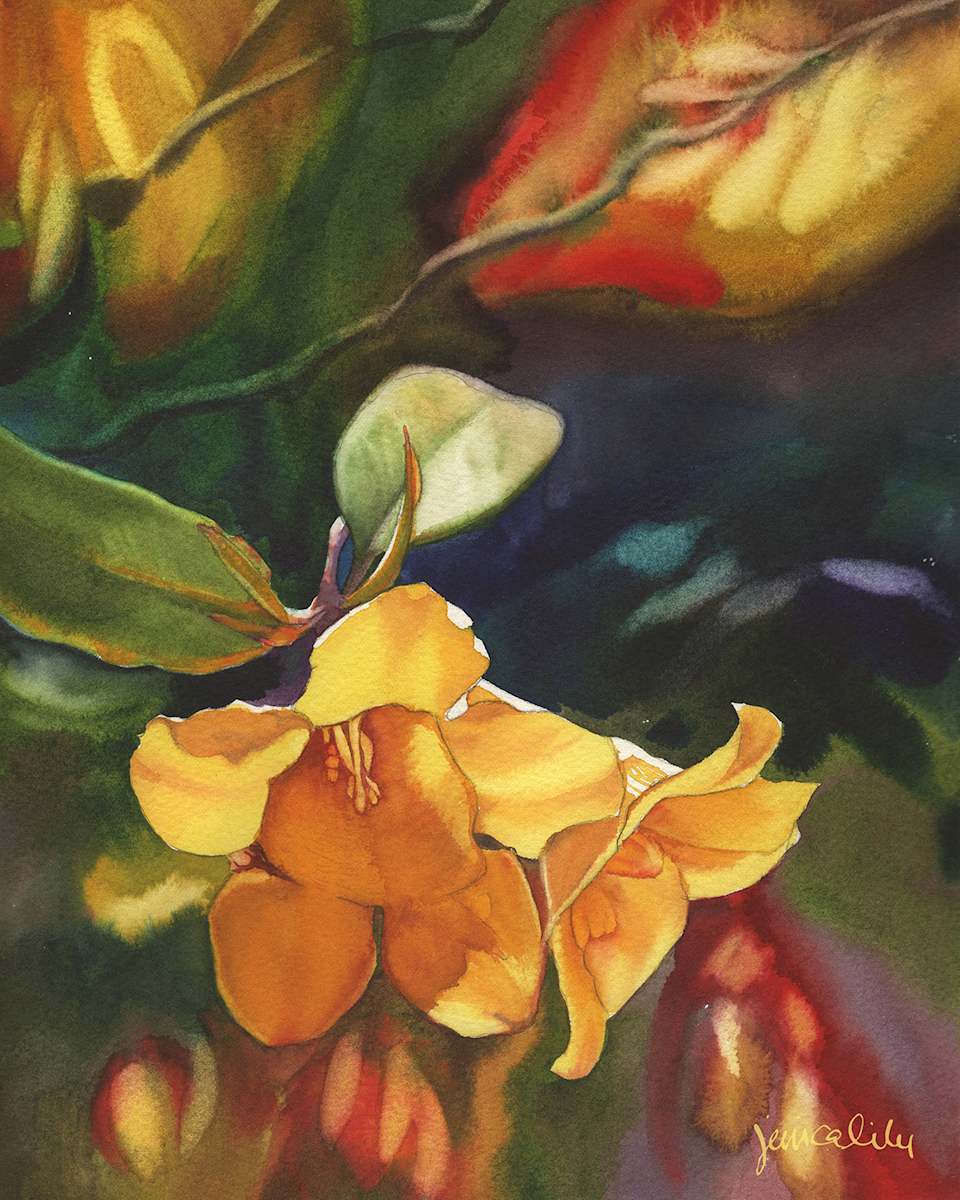 Golden Jessamine Study by Jessica Lily | Artwork Archive