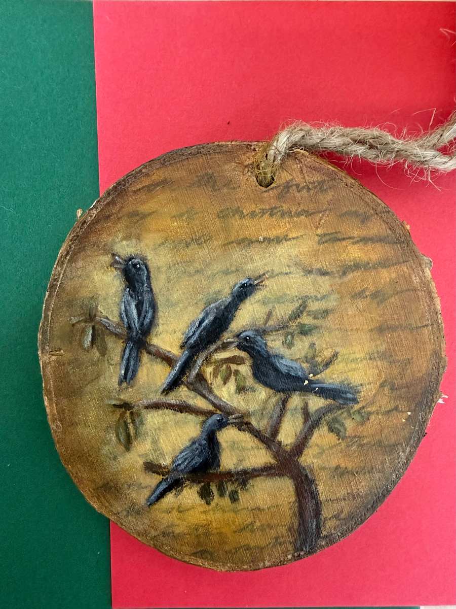 Day Four Colly birds by Erica Kyle Creations | Artwork Archive