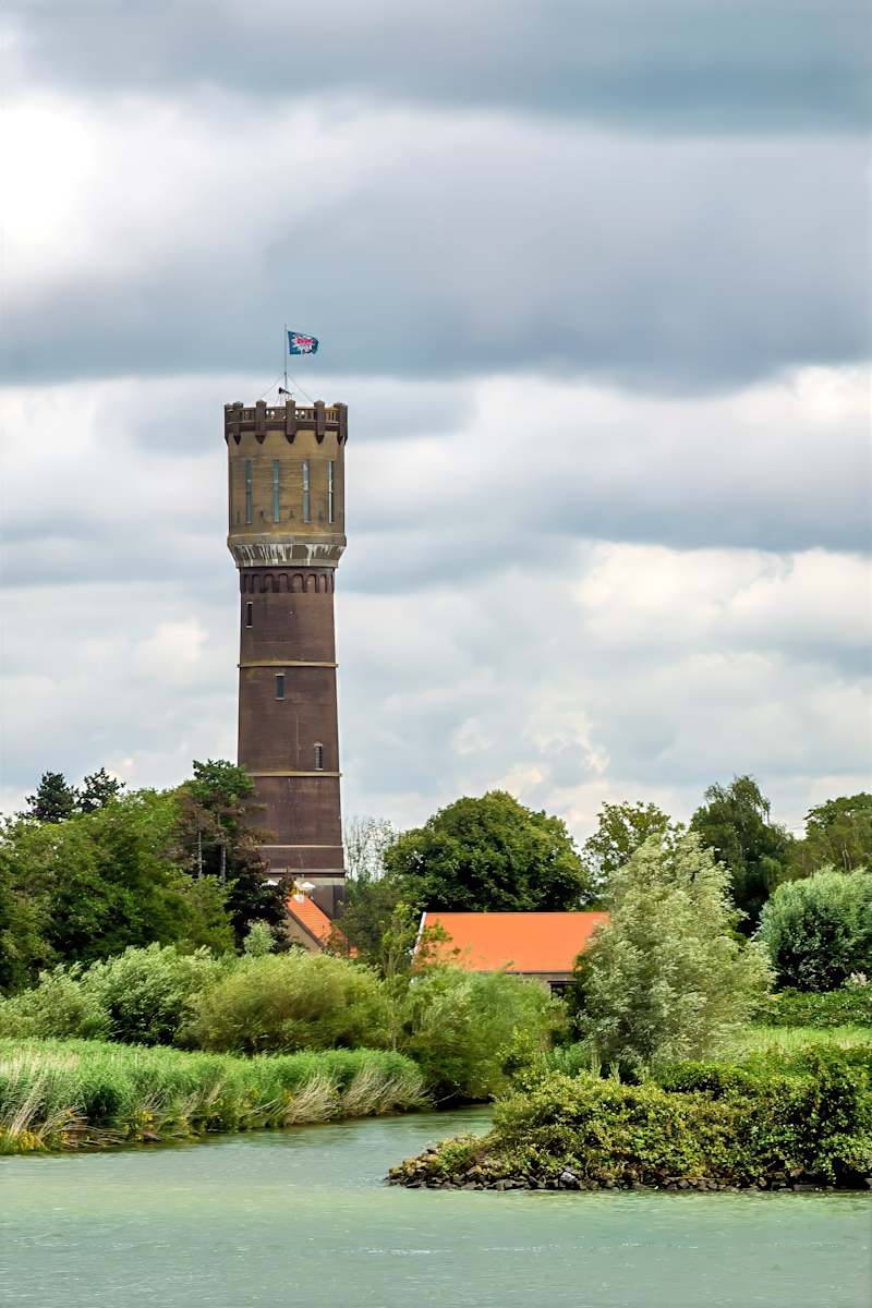 Historic Watertoren (water tower) of Krimpen aan den Lek, Netherlands ...