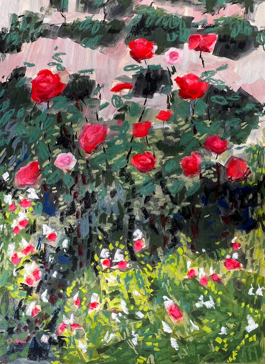Irish Roses and Bleeding Hearts by Katie Hallahan | Artwork Archive
