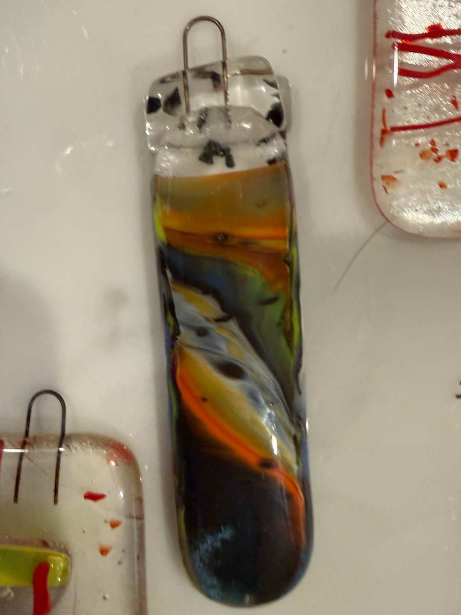 Multicolor Streaky Ornament 1 by Candice Treat Murphy | Artwork Archive