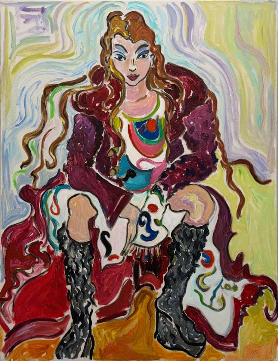 Ariel With Her Fur Boots by Vivian Reiss | Artwork Archive