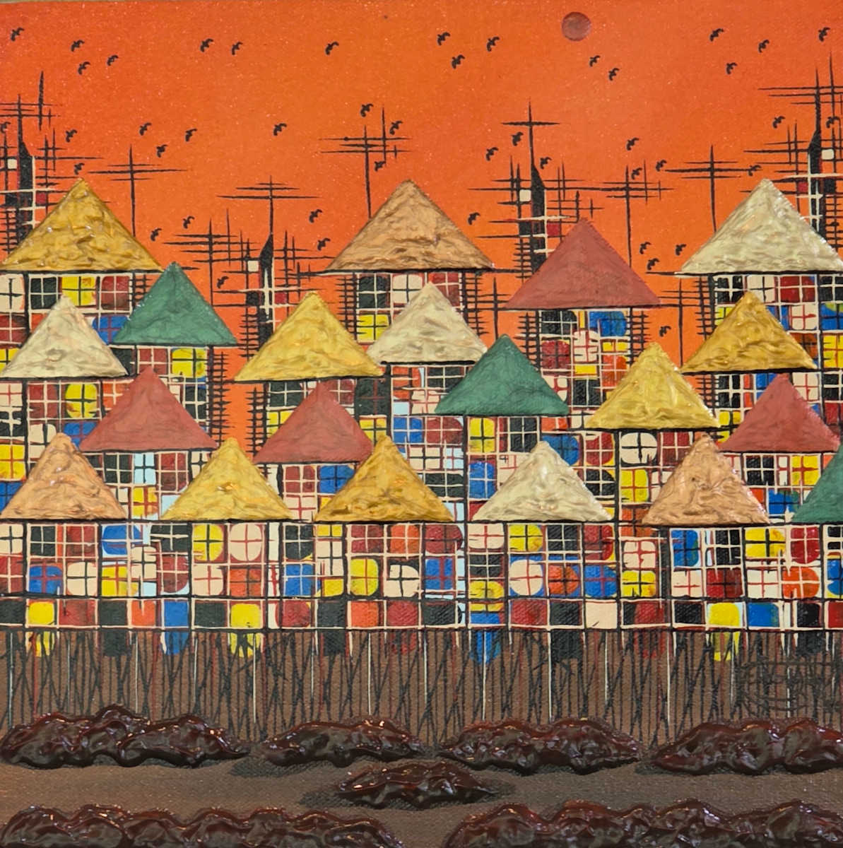 Sunset, Urban Series Version II from the collection of Life 'n Arts ...