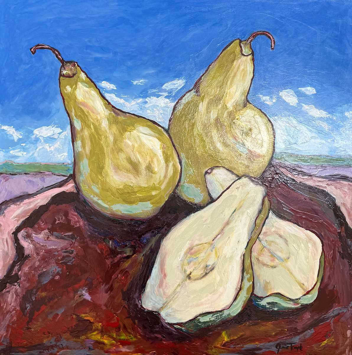 Pears in Peril by Jamie Temple | Artwork Archive