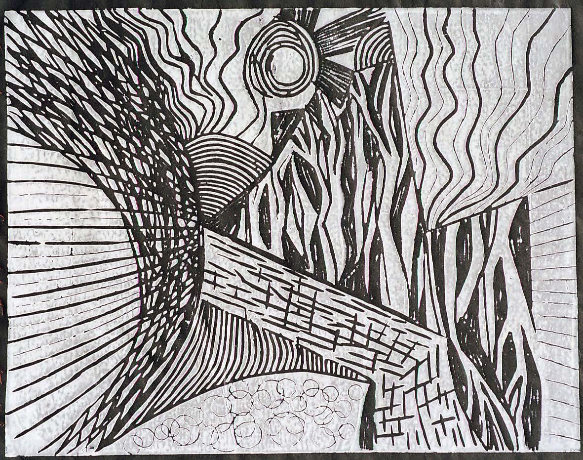 Landscape/ Nature - black paper by Galina Todorova | Artwork Archive