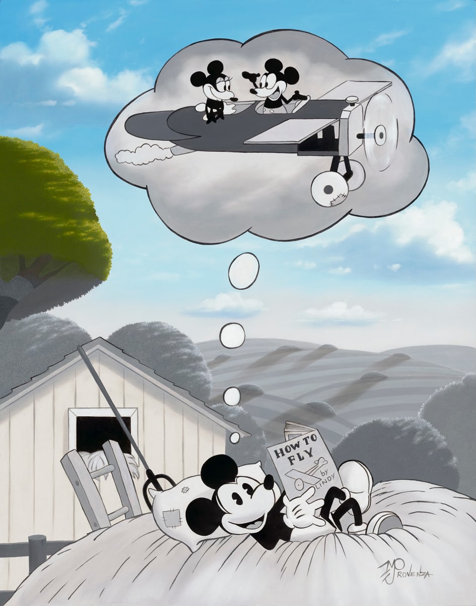 DISNEY Plane Crazy 1928 (Mickey Mouse) by Michael Provenza | Artwork ...