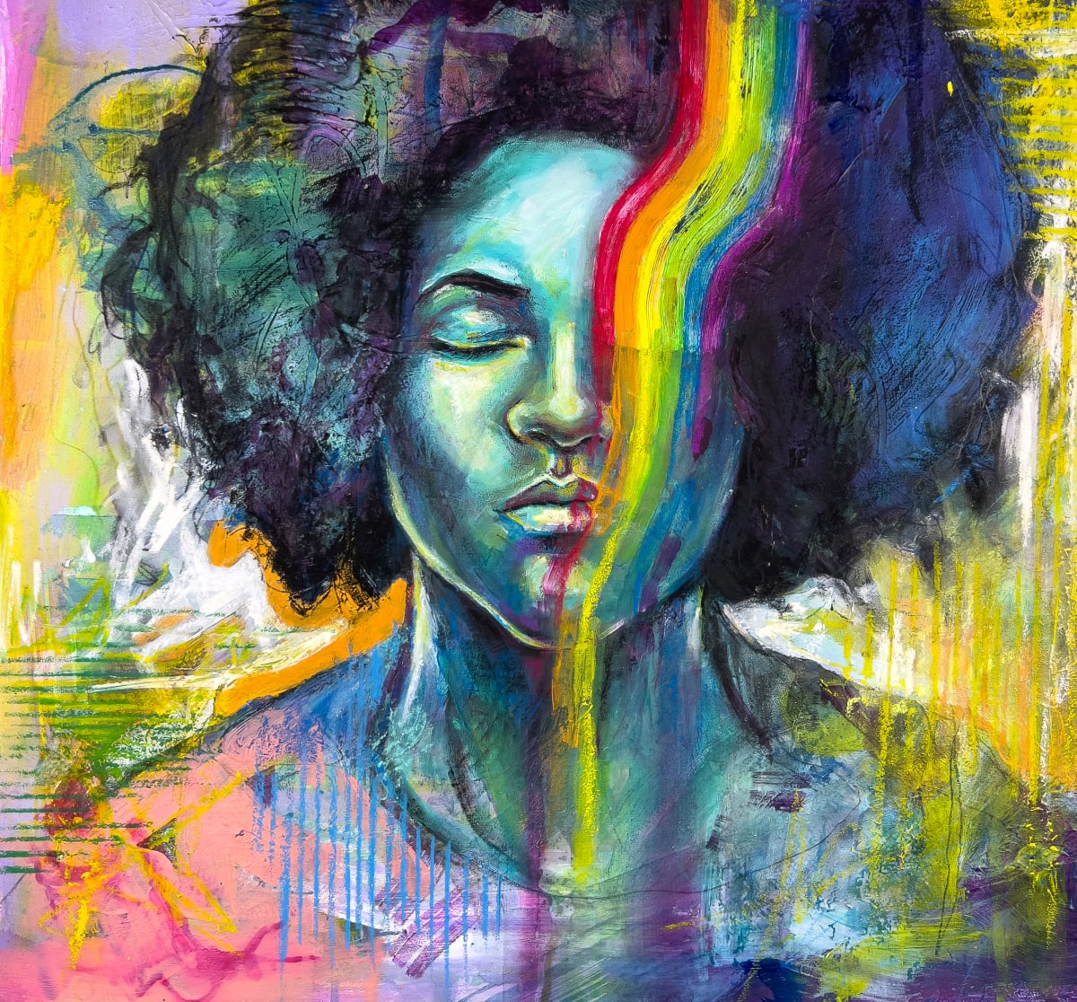 19. Marce King - Defiance - Acrylic and Pastel by Marce king | Artwork ...