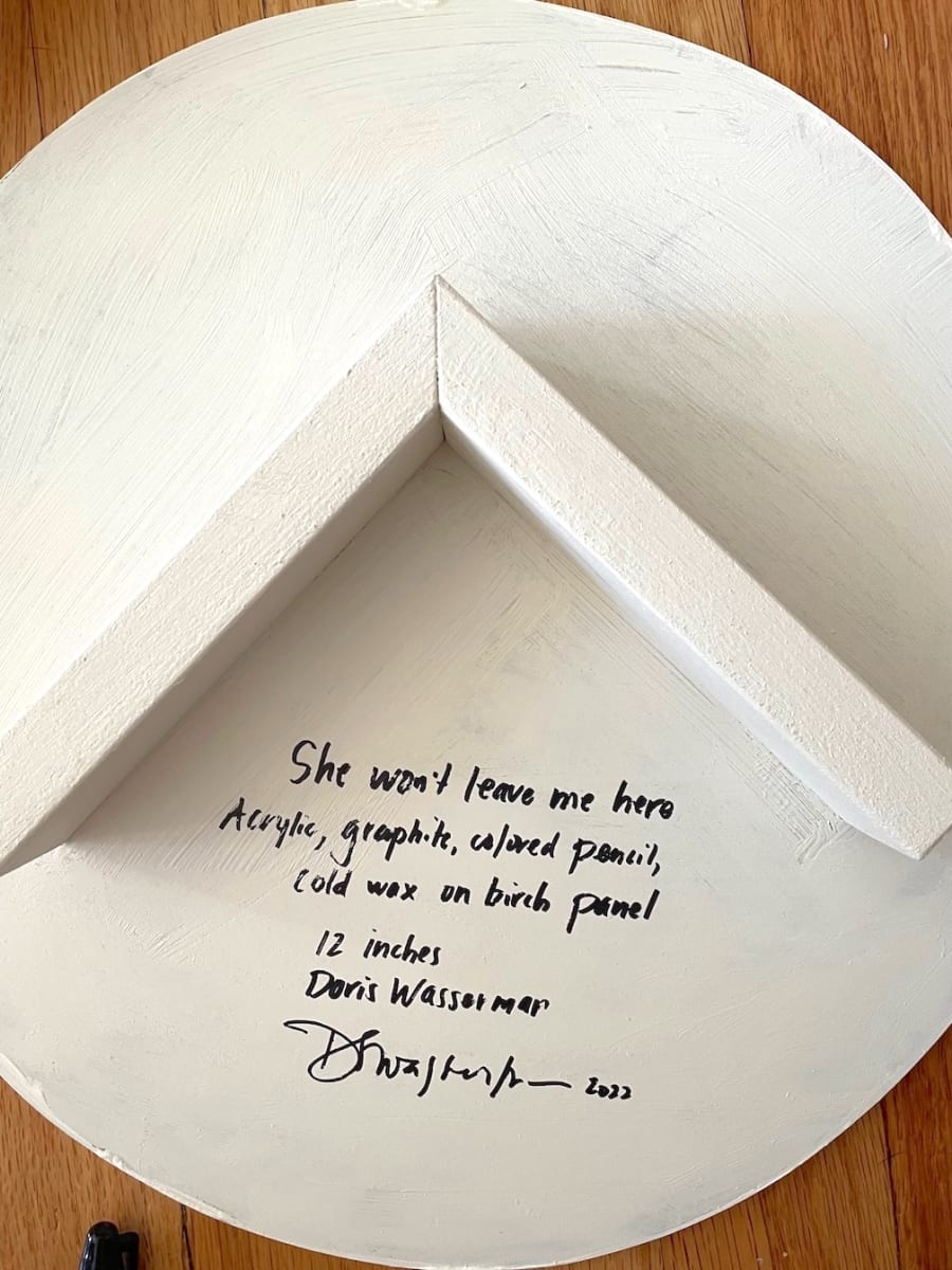 Sample of reverse side. Custom cleat. by Doris Wasserman | Artwork Archive