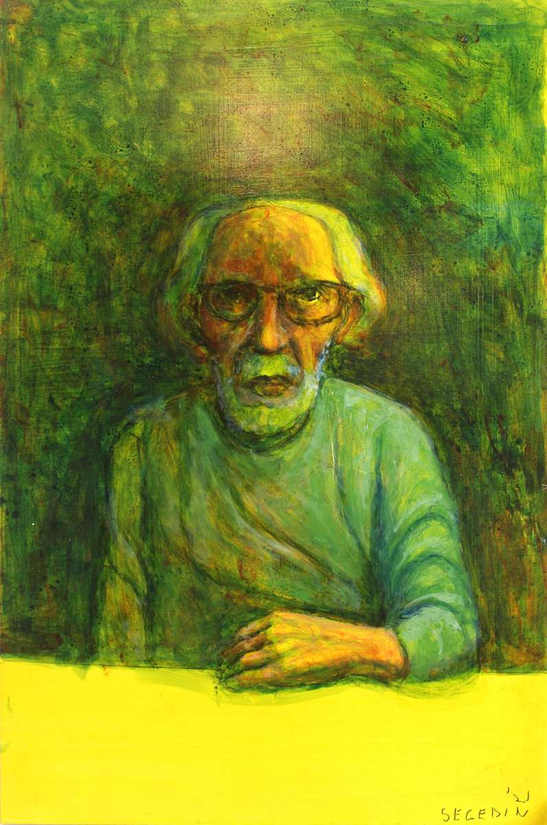 Tracing - (Possibly for) Self Portrait with Glasses by Leopold Segedin ...