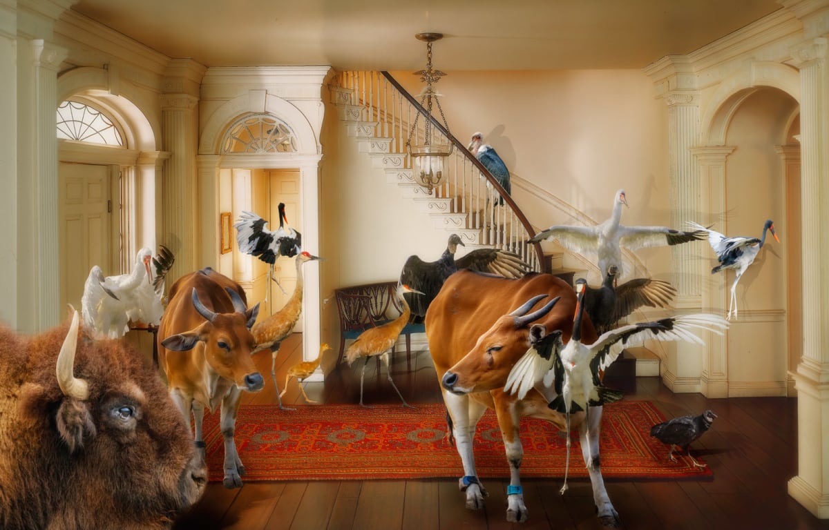 New Hampshire Entrance Hall, 1799, c.1940 by LISA A. FRANK | Artwork ...