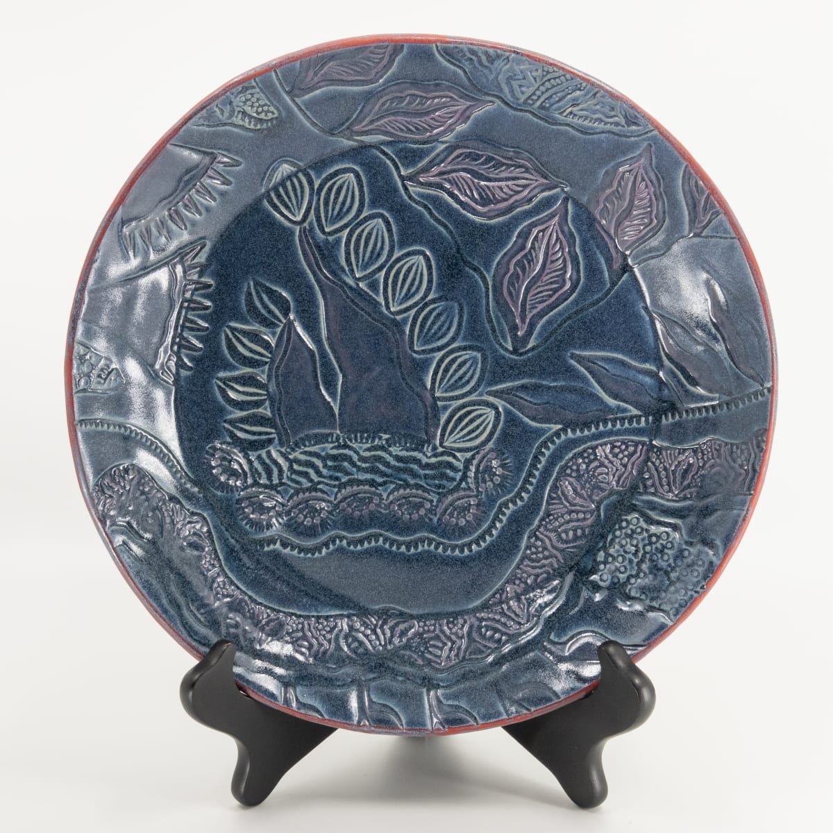 10" Round Beveled Bowl by Sandy Miller | Artwork Archive
