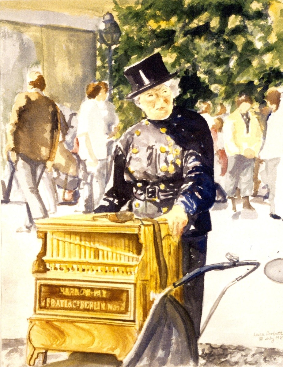 Leierkastenfrau by Leisa Shannon Corbett | Artwork Archive