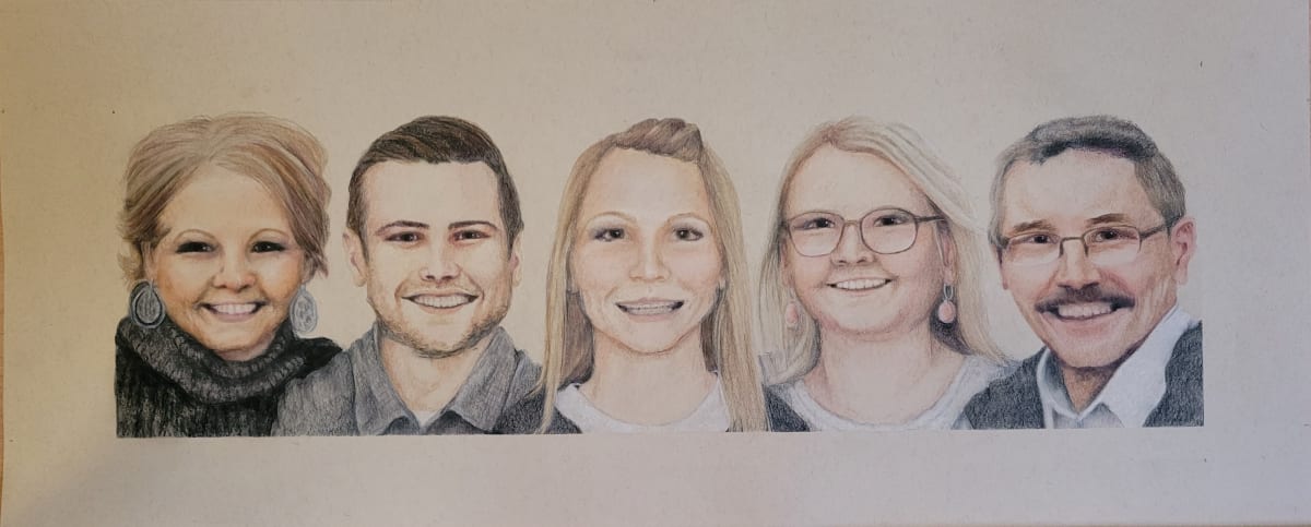 Hore Family Portrait by Laura Sue Hartline | Artwork Archive