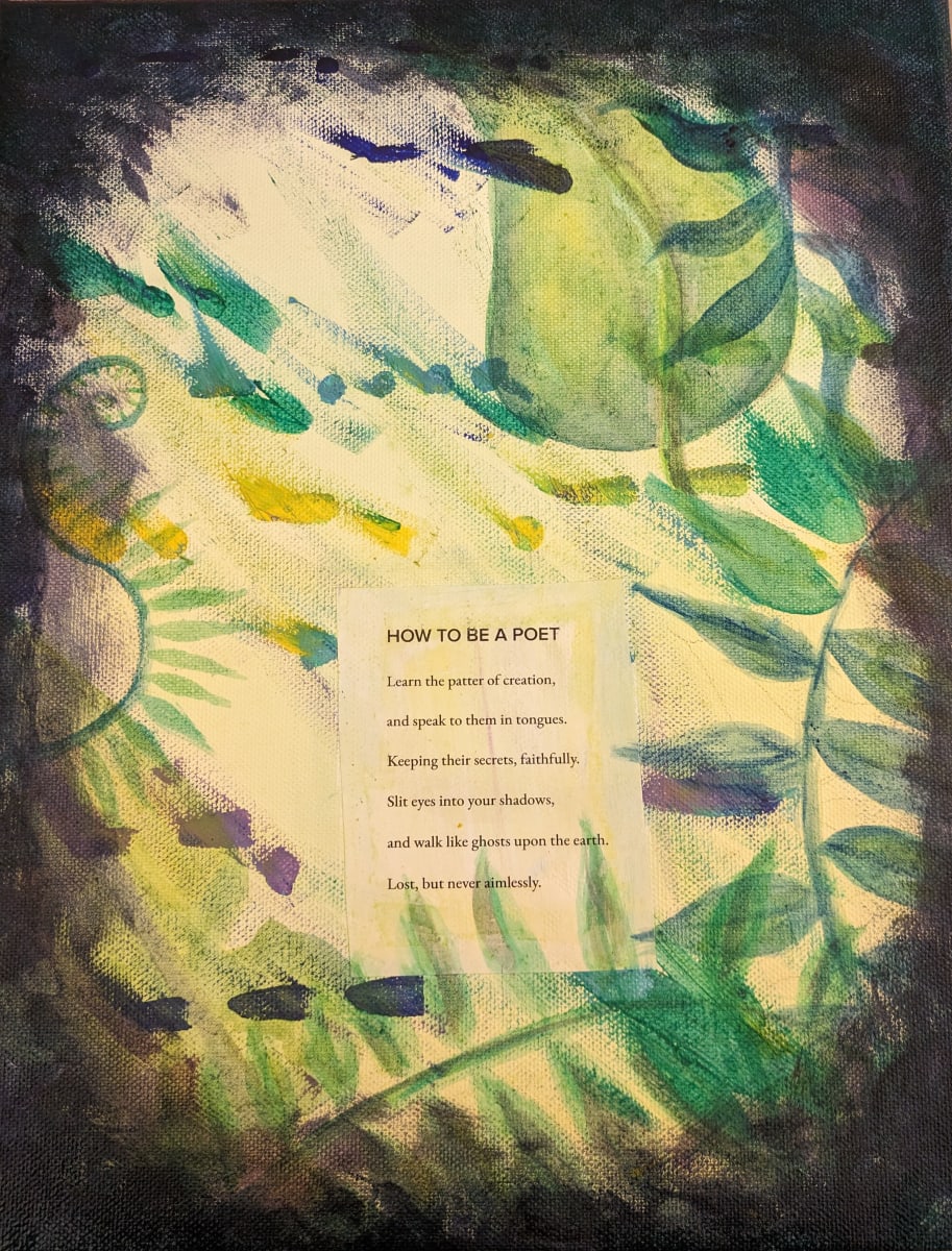 How To Be A Poet by Elizabeth Watson | Artwork Archive