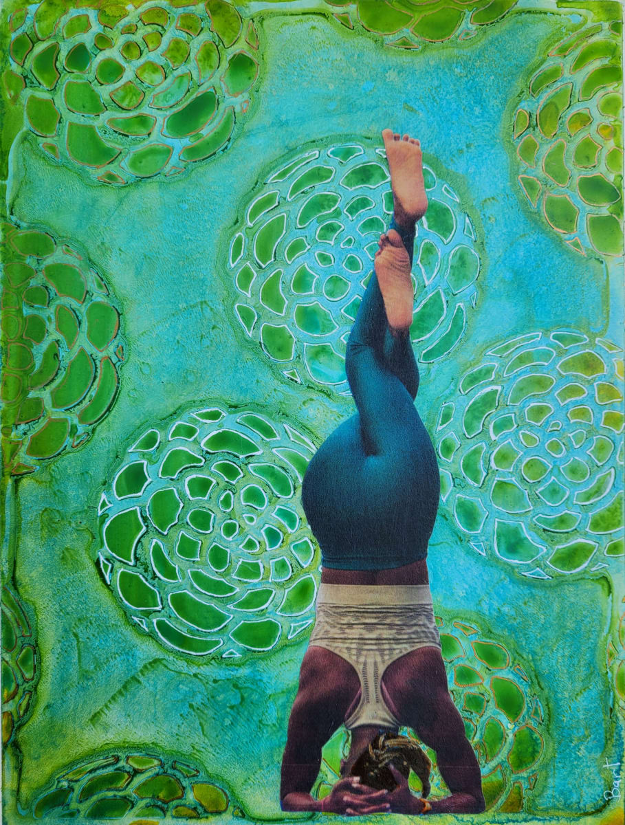 "Salamba Sirsasana Pada Garudasana" by Sylvie Bart | Artwork Archive