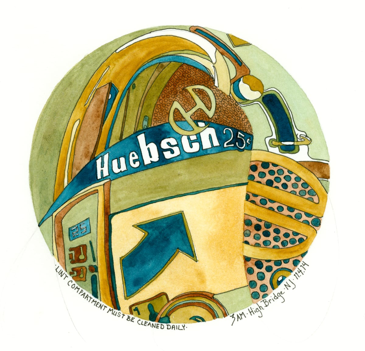 Huebsch Washing Machine - Dala Art by Chris Carter | Artwork Archive
