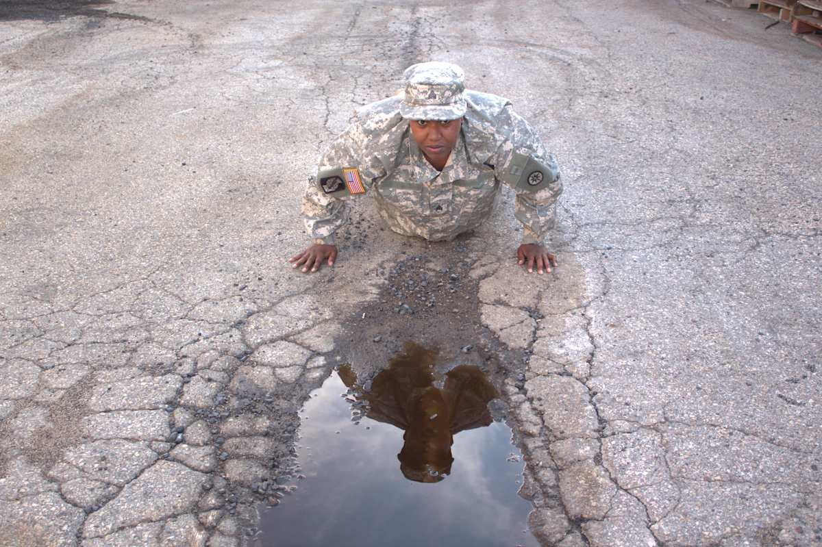 Front Leaning Rest from the exhibition Military Inspired Art (M.I.A ...