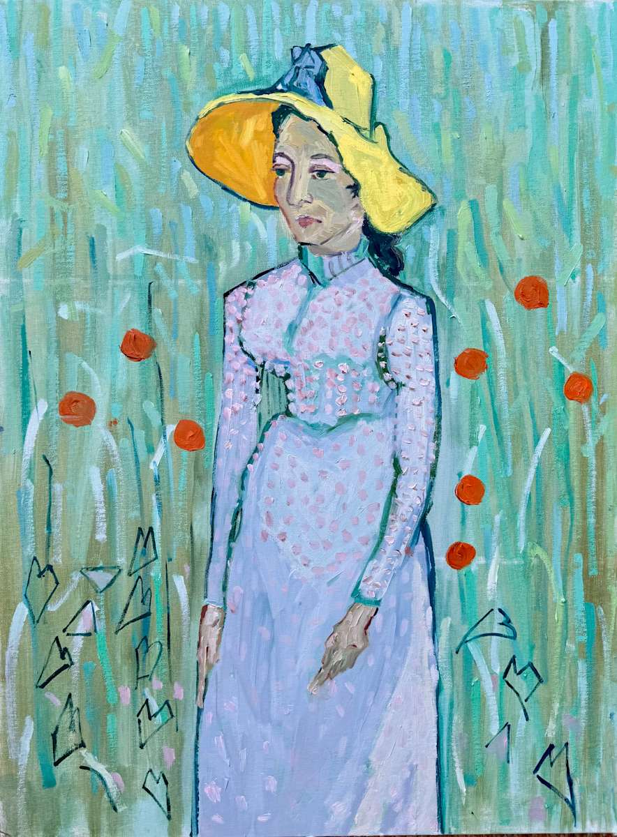 MASTER COPY Girl in White, Vincent Van Gogh by Amanda Scott | Artwork ...