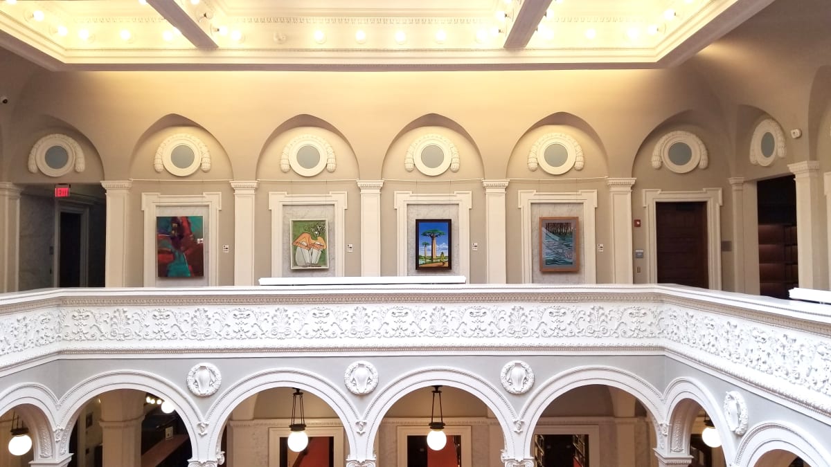 d'Art Artist Installation at Slover Library September 2023 from d'Art ...