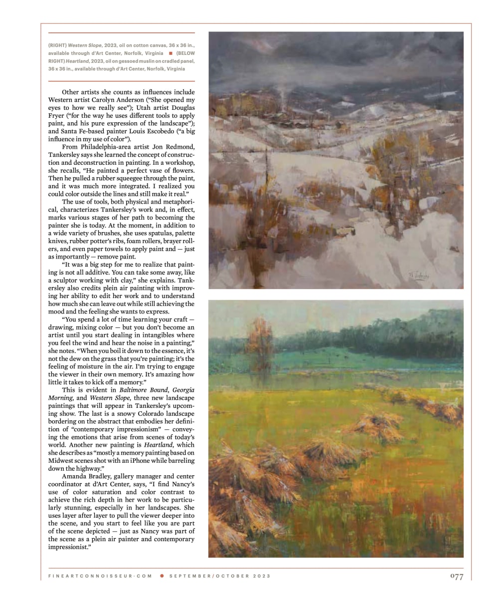 Wanderings: A Collection of Paintings by Nancy Tankersley from d'Art ...