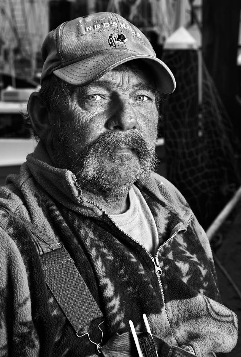 Hobie Gibbs, Net Mender, Hampton, Virginia. From Endangered Species ...