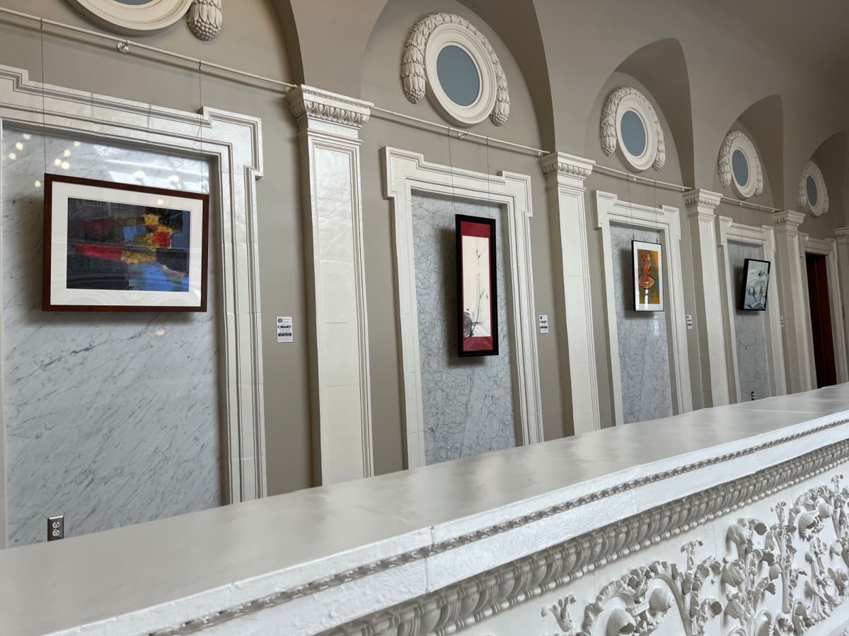 d'Art Artist Installation at Slover Library April 2024 from d'Art ...