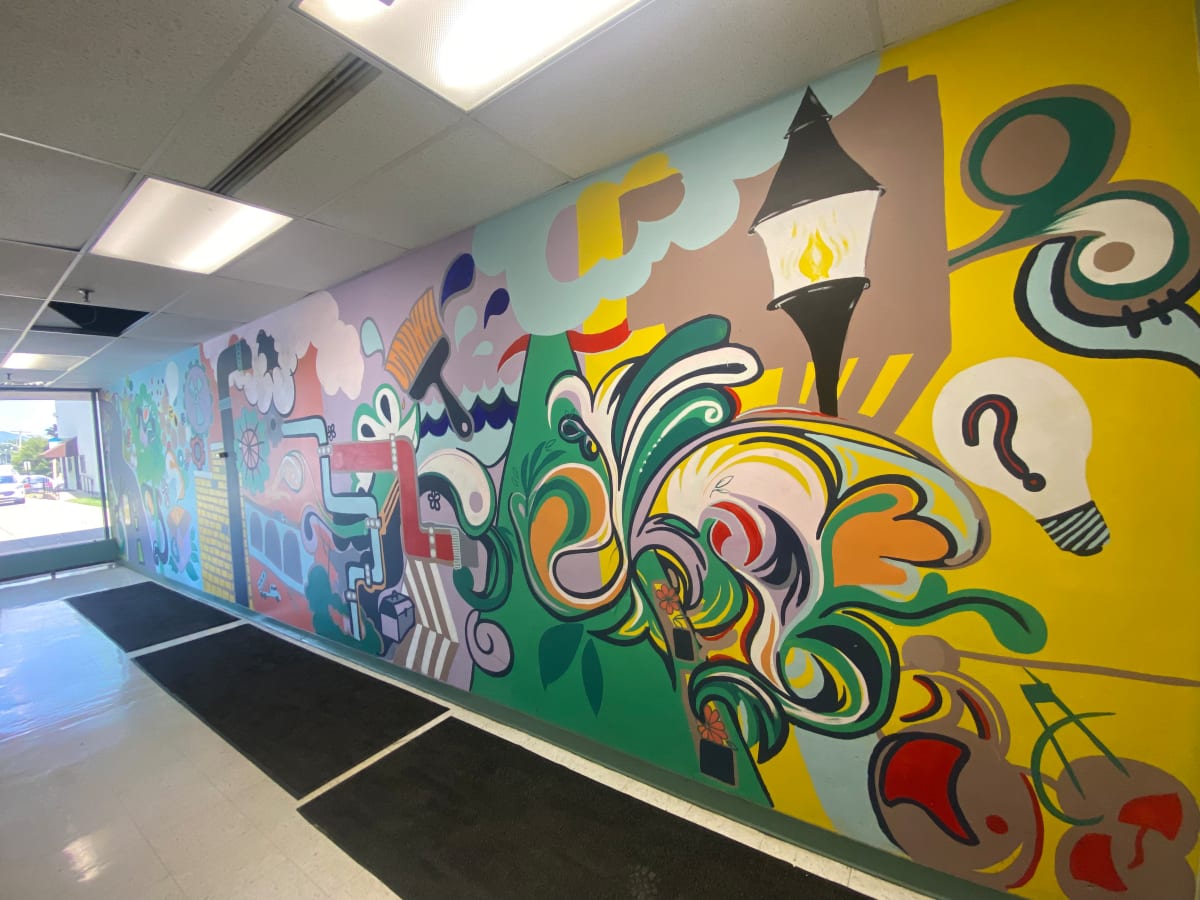 Public Works Mural from the collection of Art in Roanoke | Artwork Archive