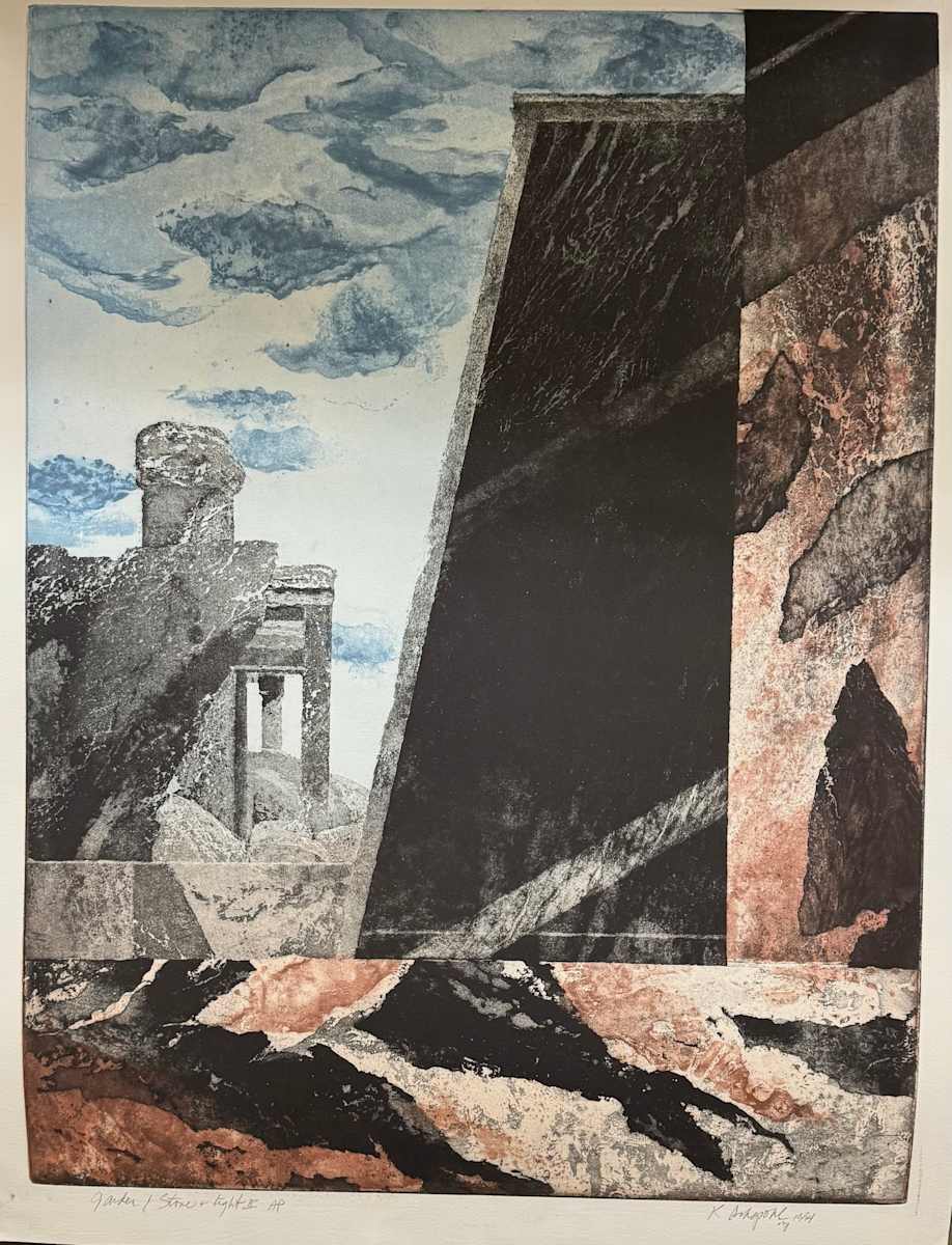 GARDEN OF STONE & LIGHT II from the collection of KEITH ACHEPOHL ...