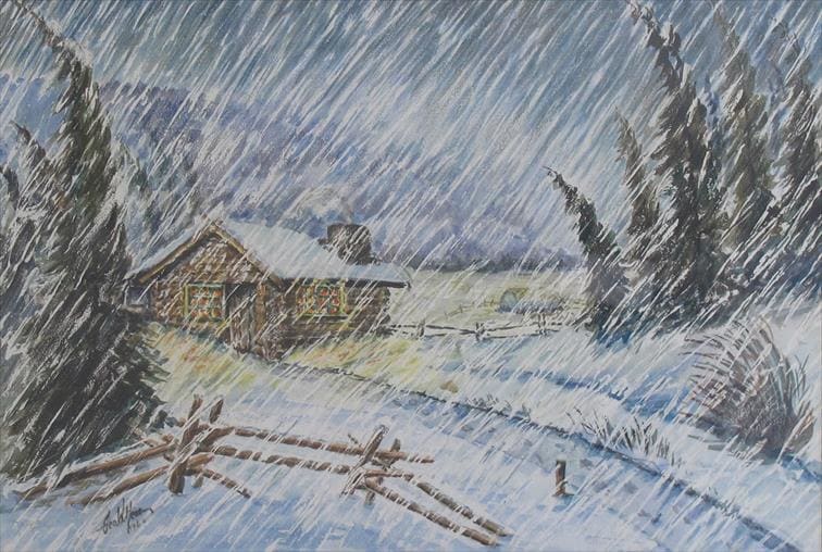 Snow Storm from the collection of Salt Lake County Art In Public Places ...