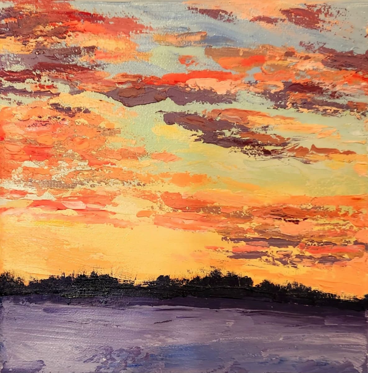 A Mild January Dawn by Jessica Kunnas | Artwork Archive