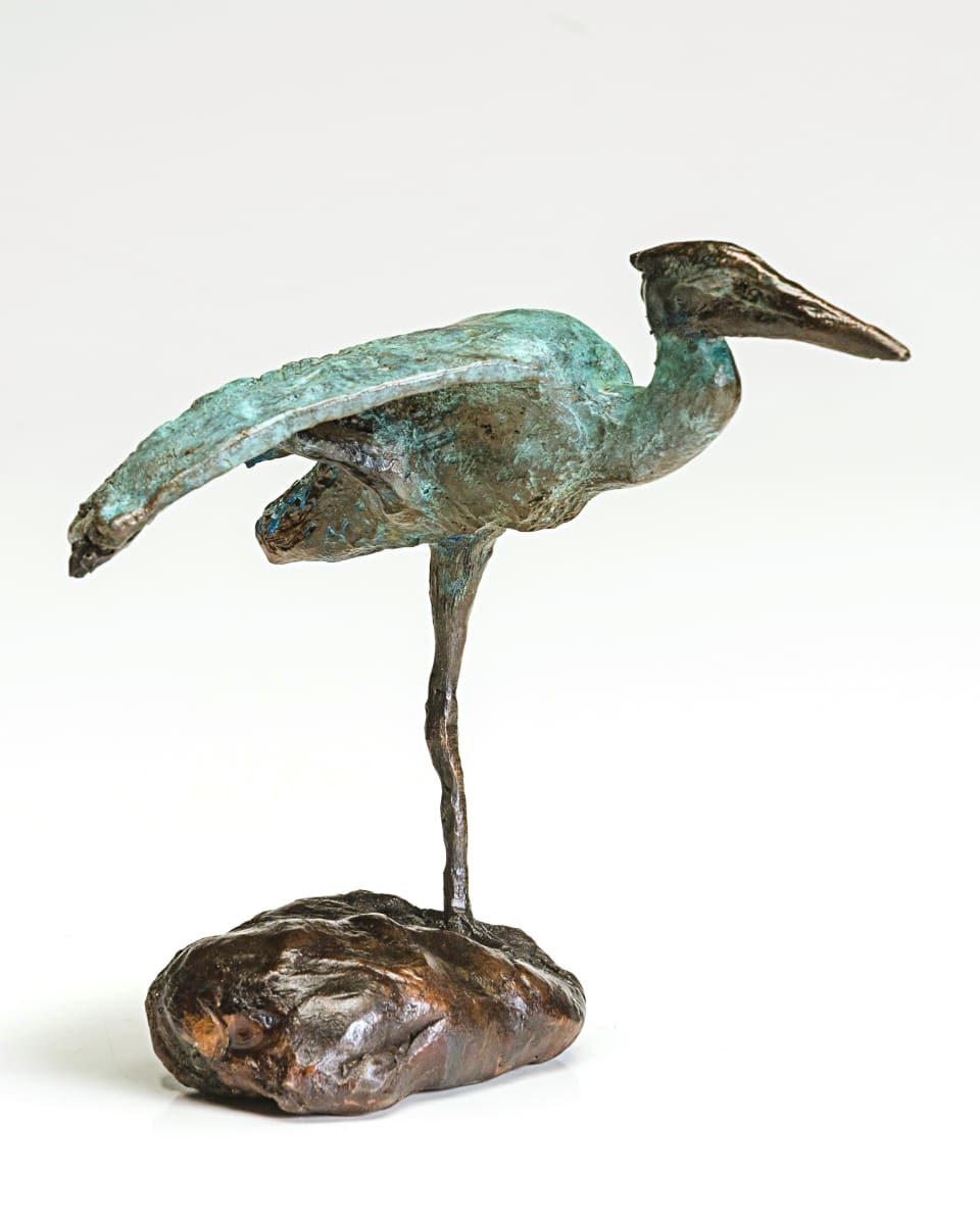 Heron Pose 1/50 by John Hallett | Artwork Archive