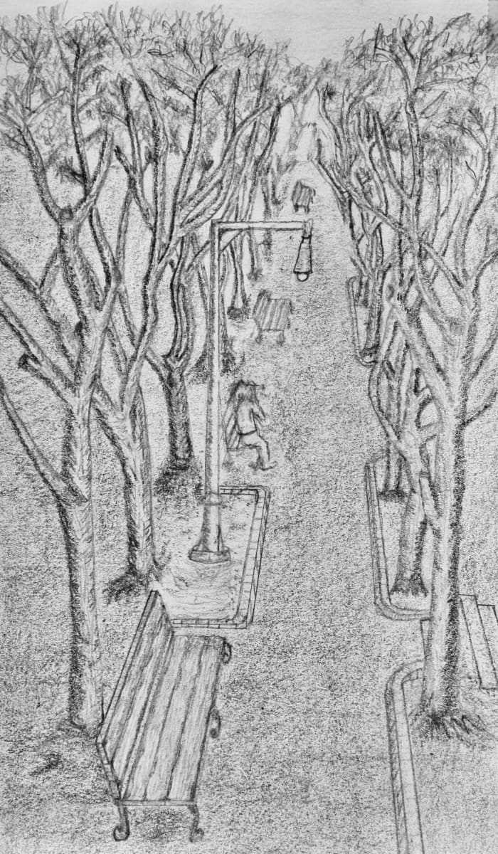 Harvard Kennedy School Path to the Park by Lon Bender | Artwork Archive Harvard Kennedy School Path to the Park by Lon Bender | Artwork Archive