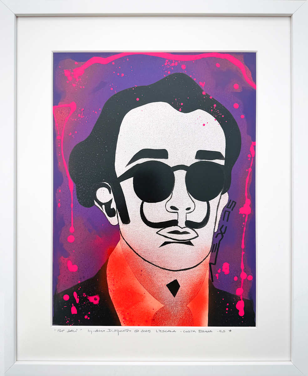 POP / Purple Fire - original mixed media by Alex Di Silvestro | Artwork ...