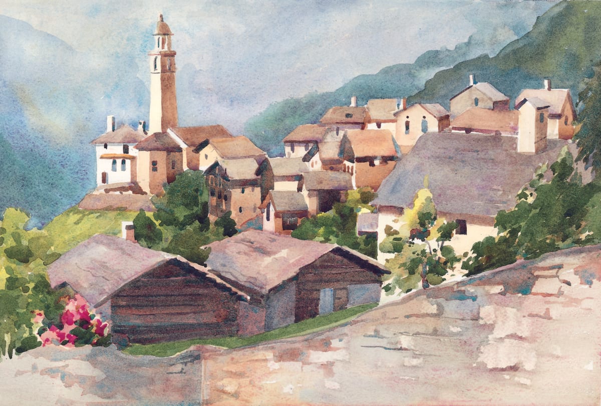 Village of Soglio, Bregaglia Valley, Switzerland by Jann Lawrence ...