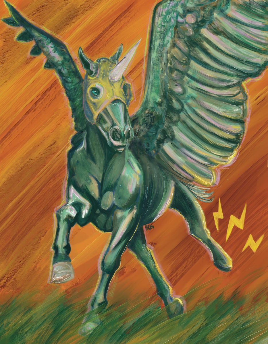 Pegasus at Pimlico by Brianna Kelly | Artwork Archive