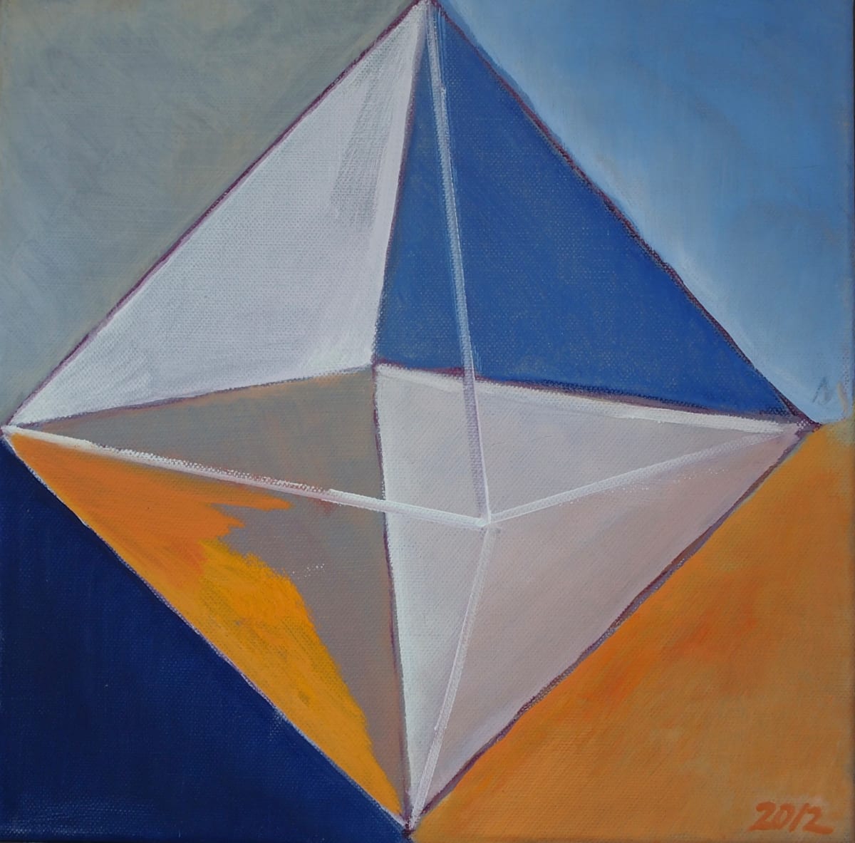 Plato - Octahedron (Air) by Maryleen Schiltkamp | Artwork Archive