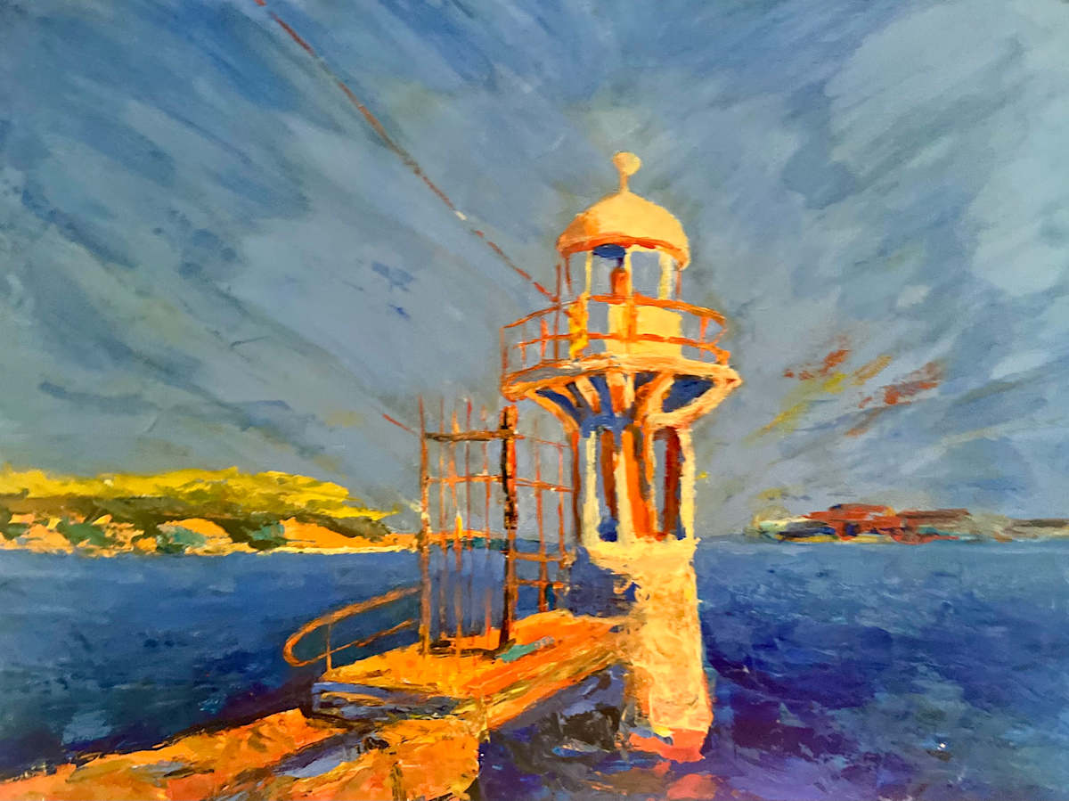 Lighthouse at the Point by Ian Collins | Artwork Archive