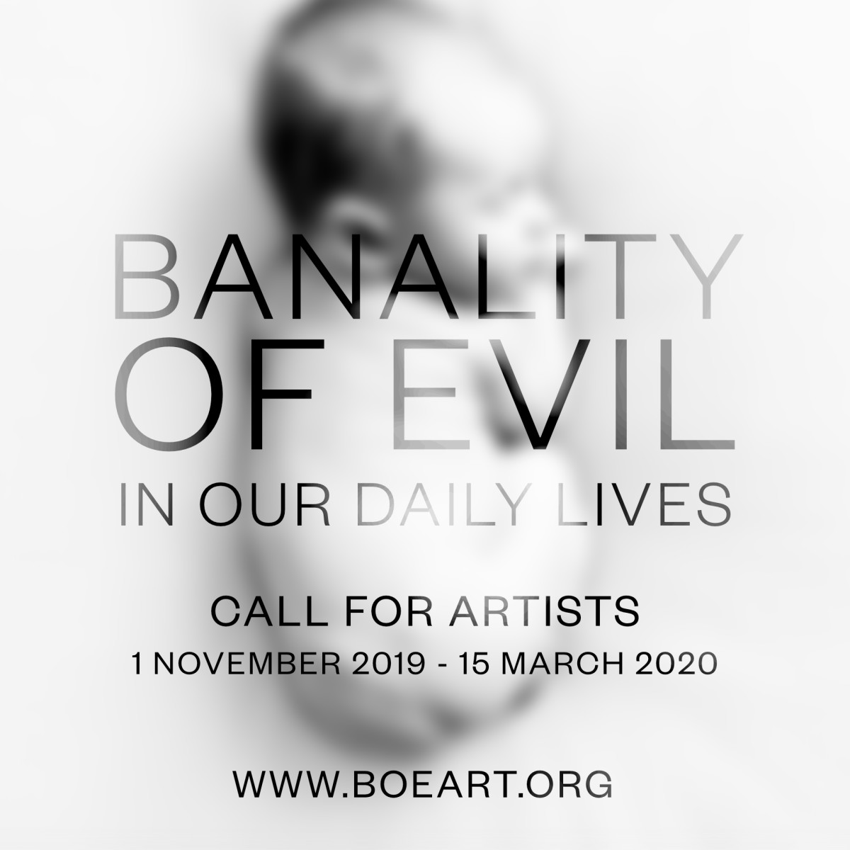 Call for Entry: Banality of Evil in our Daily Lives Art Prize | Artwork ...