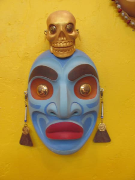 Calaca Cielo from the collection of Mask Alive Art Collection | Artwork ...