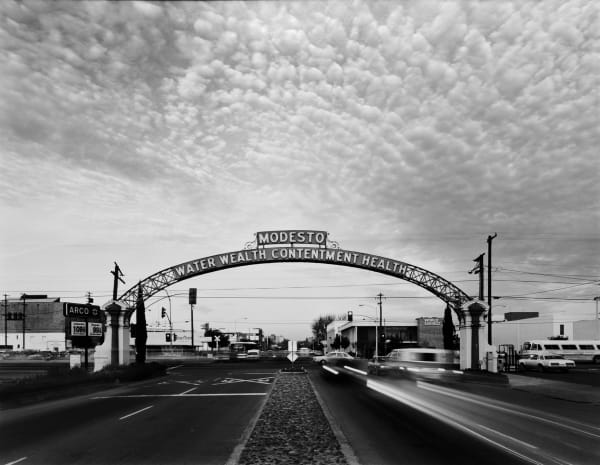 Modesto Arch, Modesto California from the collection of Davidson ...