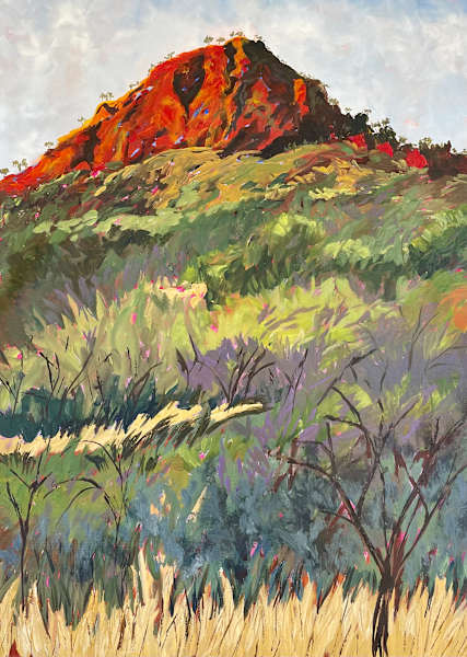 Red beacon by Pam Wardner | Artwork Archive