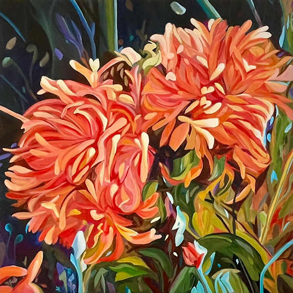 Dancing Dahlias 1 by Pam Wardner | Artwork Archive