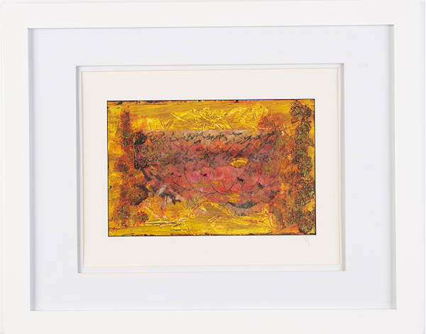Pink Lotus - Wht Frame by Michelle Victoria | Artwork Archive