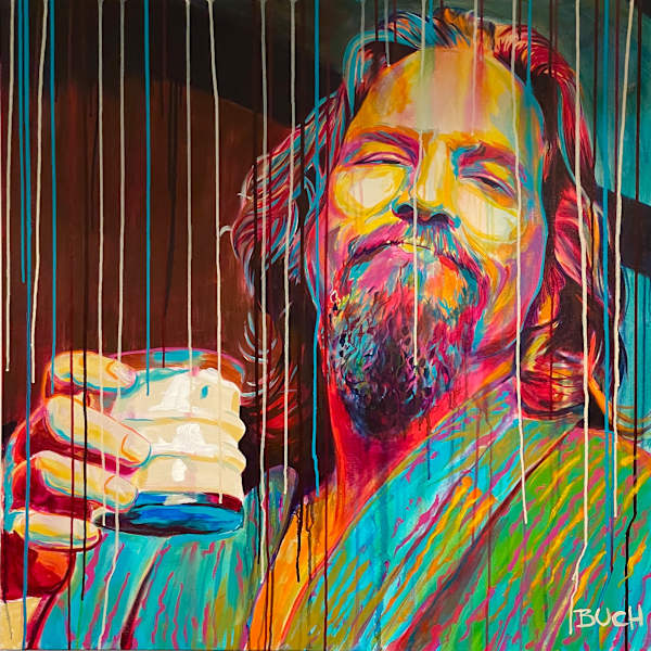The Dude - The Big Lebowski by Artist Allan Buch | Artwork Archive