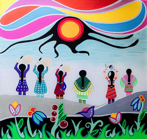 Sisterhood from the exhibition Indigenous Creatives Roster | Artwork ...