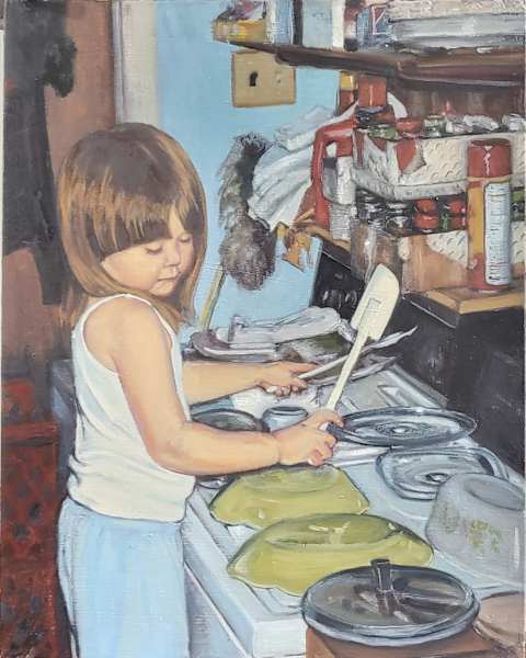 Drumming Away in the 90s by Sam Larson | Artwork Archive