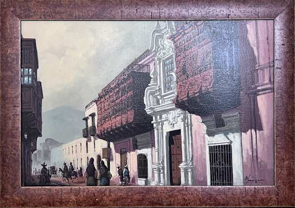 City of Lima, Peru, at the Colonial Era after the Inca Empire from the ...