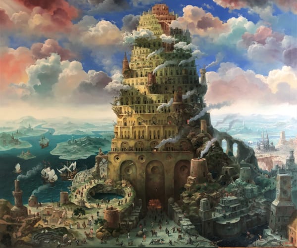 Tower of Babel (light) from the collection of Erica Berkowitz | Artwork ...