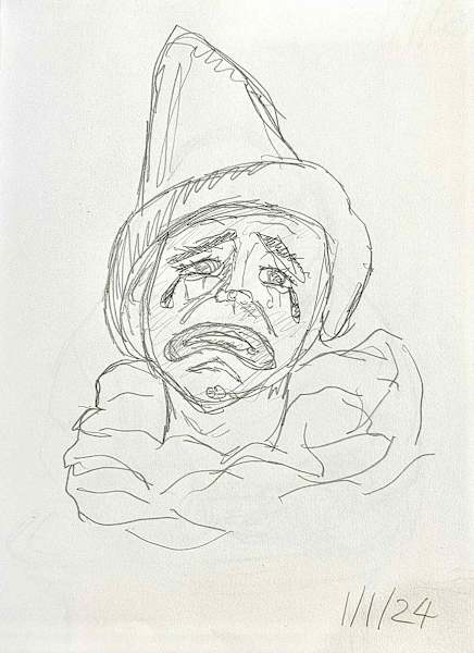 Sad Clown by Sam Borden | Artwork Archive
